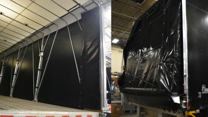 Flatbed Rolling Tarp Systems | Chameleon Innovations